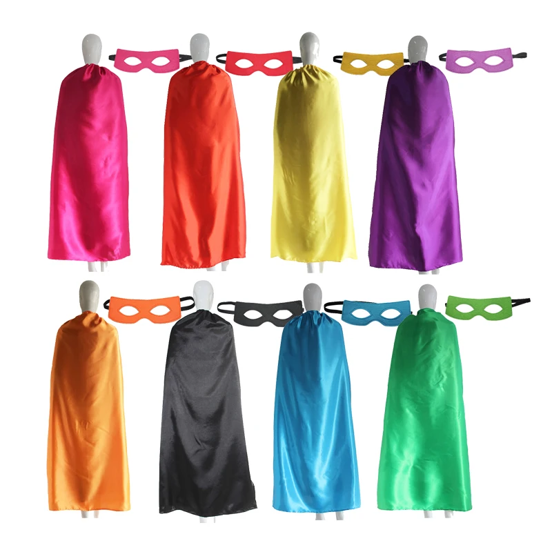 Cape de héros Smile pour adultes, costume d'Halloween pour femmes et hommes