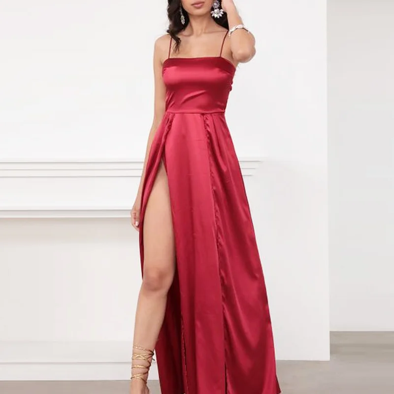 Vestido-de-noche-largo-de-acetato-para-mujer-elegante-vestido-Sexy-con ...