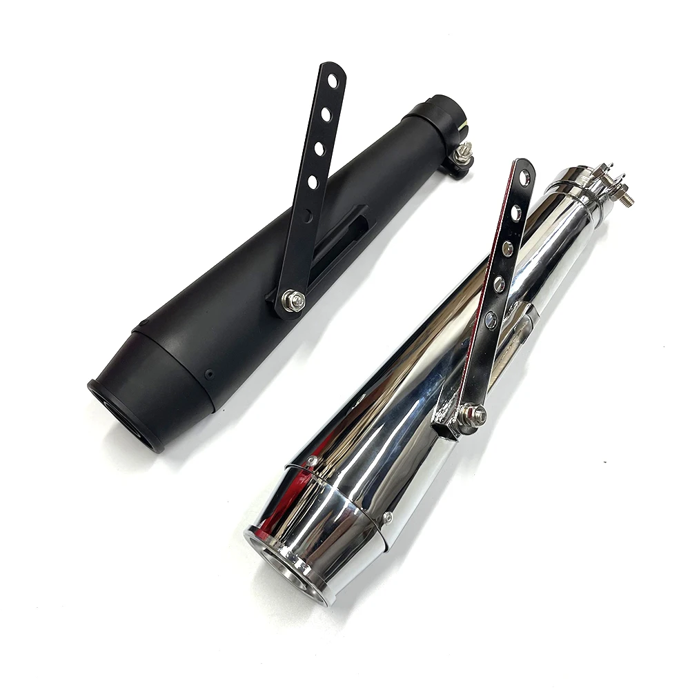 Motorcycle retro x4 universal exhaust pipe suitable for 38mm, 40mm ...