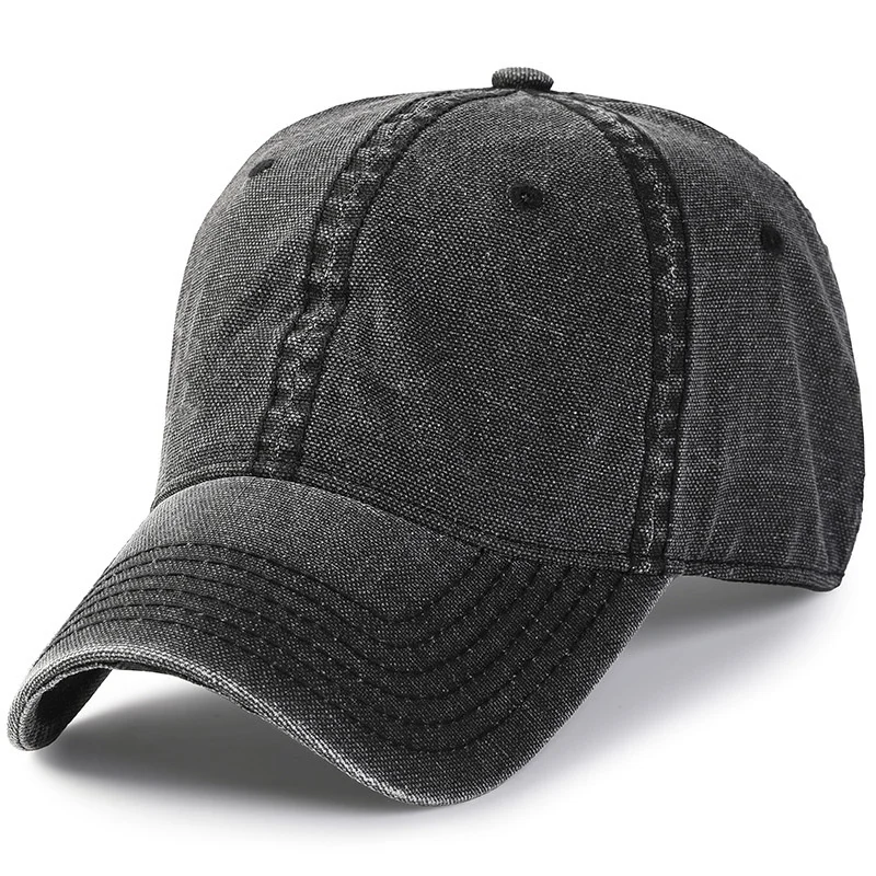 2024-Dad-Curved-Peak-Sun-Cap-Woman-Denim-Sport-Hat-Big-Head-Man-Plus ...