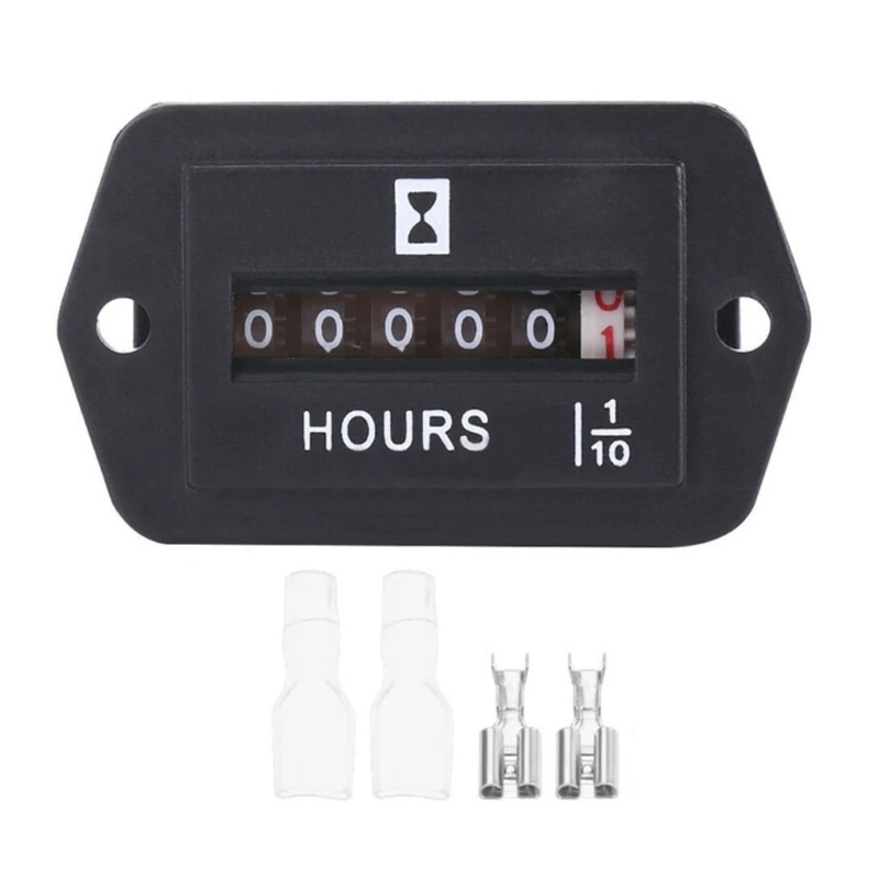 Mechanical-Hour-Meter-Complete-Seal-Timer-Gauge-For-Diesel-Gasoline ...
