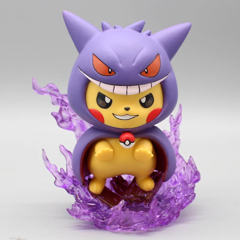 Figura-de-Pok-mon-de-12cm-Pikachu-Cos-Gengar-Charizard-figuras-de-Anime ...