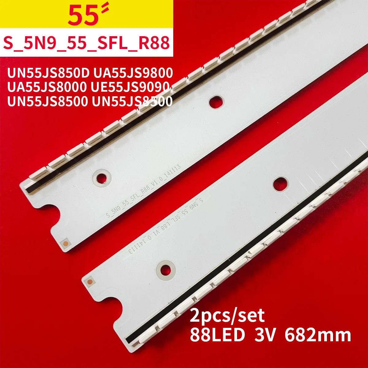 2Pcs-1Set-LED-Backlight-Strip-for-Samsung-55-TV-S-5N9-SFL-R88-V1-0 ...
