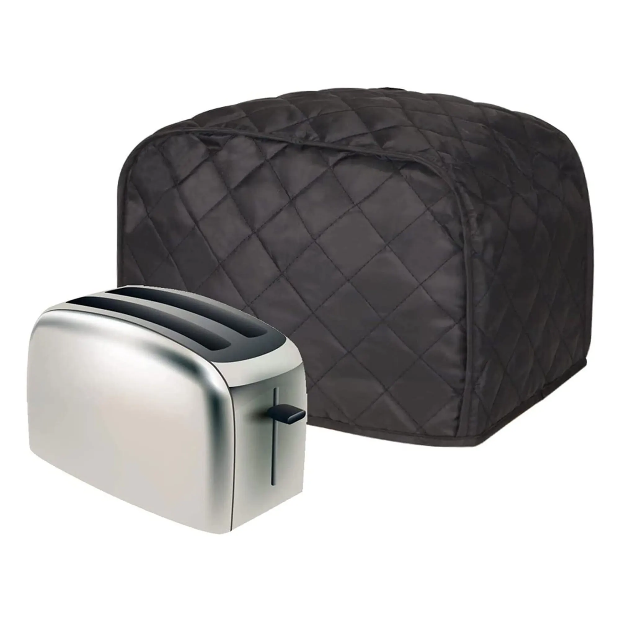 Polyester-Quilted-Toaster-Cover-4-Slice-Appliance-Cover-Dustproof ...