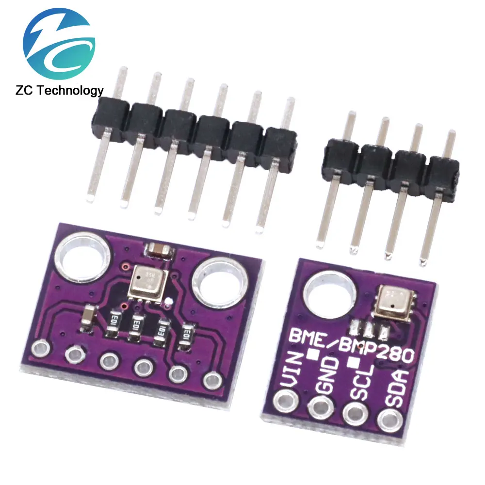BME280 5V 3.3V Digital Sensor Temperature Humidity Barometric Pressure ...