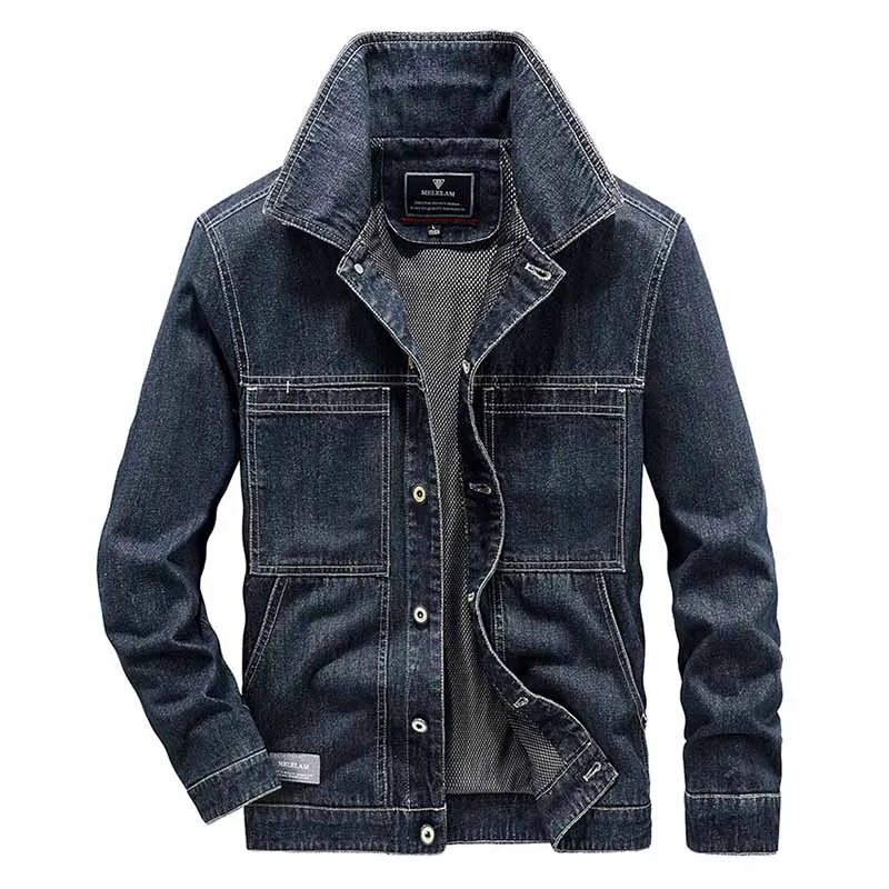 Men-Cargo-Vintage-Casual-Denim-Jackets-Multi-Pockets-Outdoor-Jeans ...