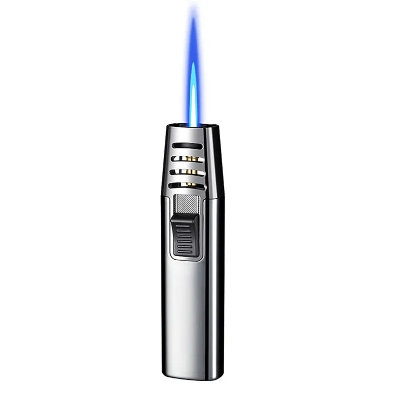 Windproof-Metal-Gas-Torch-Lighter-Portable-Cigar-Lighter-Powerful-Turbo ...