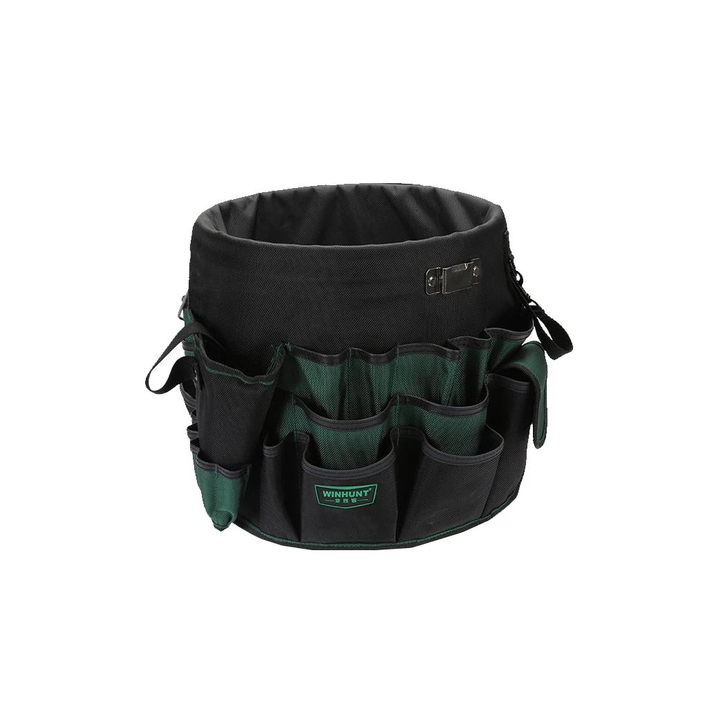 Garden-Tool-Bag-Oxford-Organizer-Bucket-Pouch-Multi-Pocket-Large ...