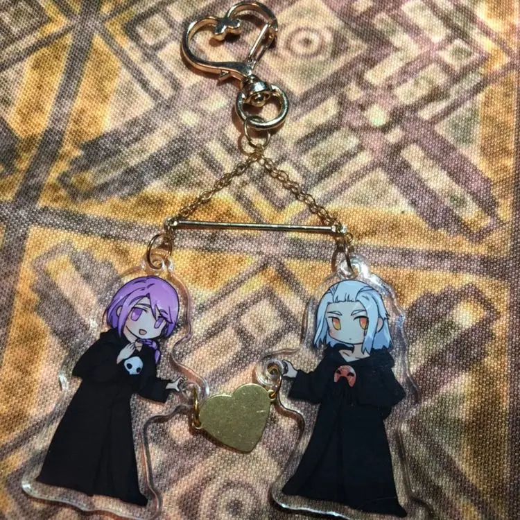 Game Final Fantasy XIV Hythlodaeus Emet Selch Acrylic Keychain Keyring ...