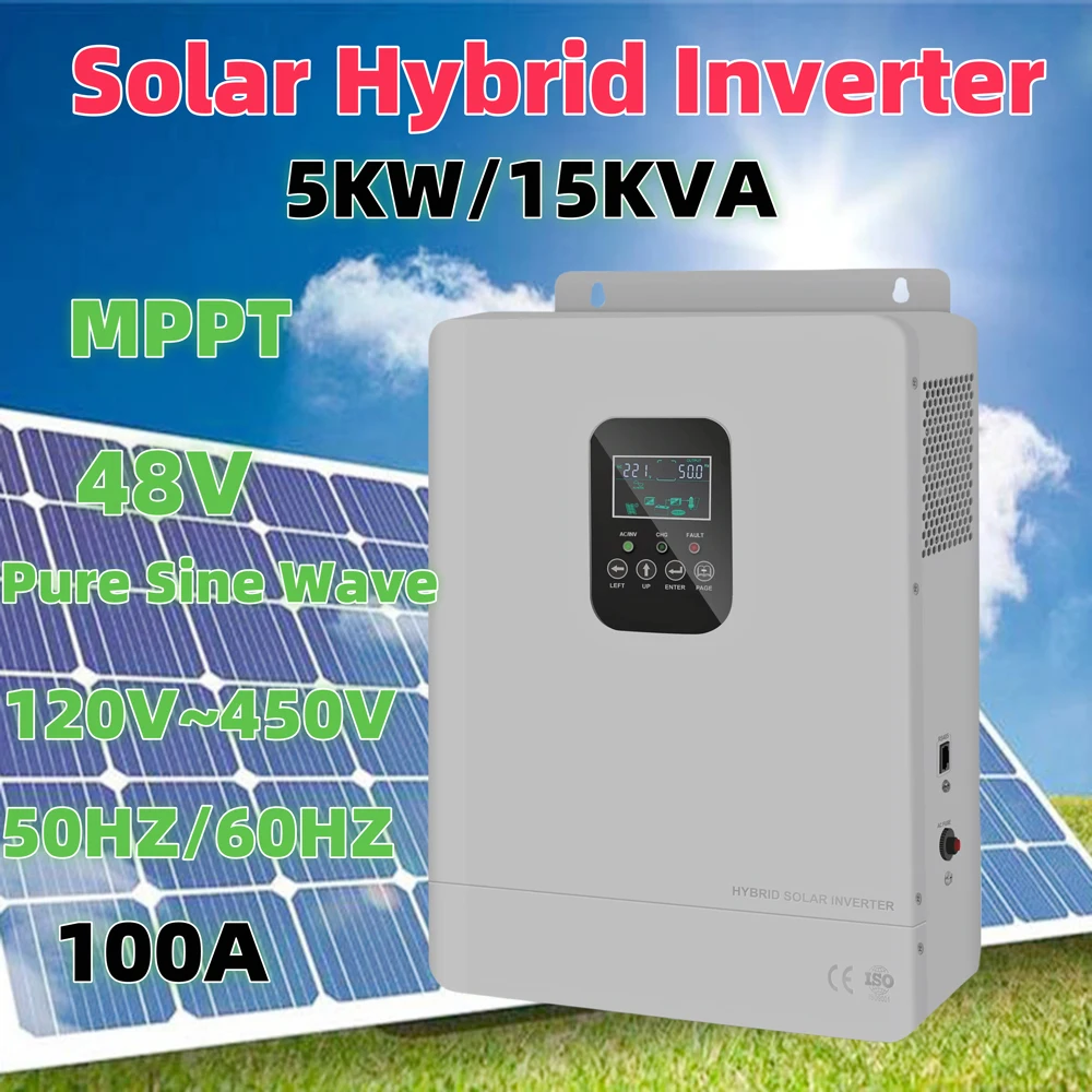5KW-15KVA-Hybrid-Solar-Inverter-5000W-48V-Pure-Sine-Wave-220V-230V-240V ...