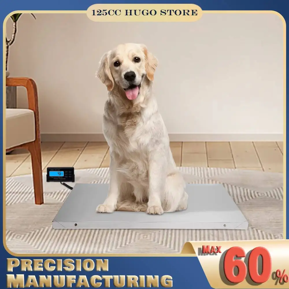 Pet Scale Dog Scales Stainless Steel Platform 660lbs Heavy Duty ...