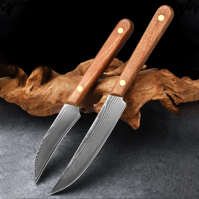 New-kitchen-knife-edge-Damascus-steel-fruit-knife-home-suitable-for ...