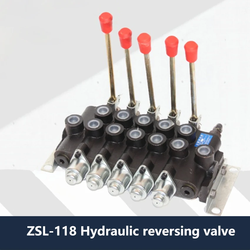 ZSL-118 Integral Hydraulic Manual Control Valve Multi-way Directional ...