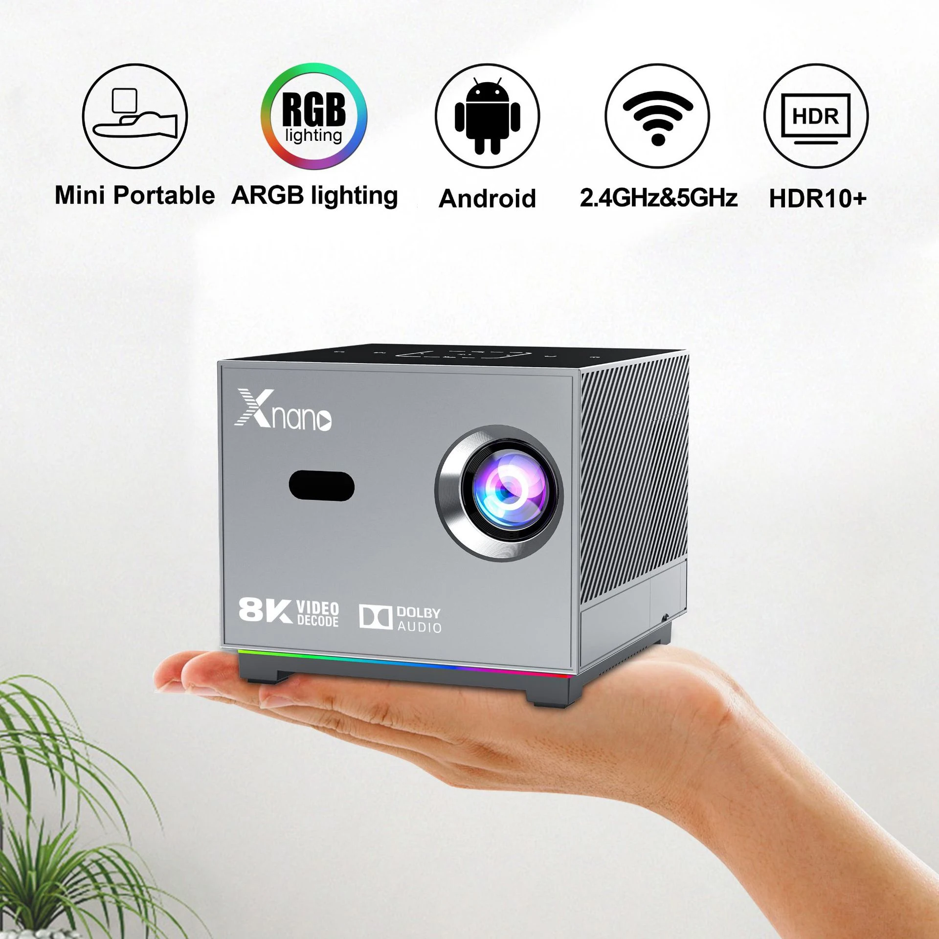 XNANO-X3-Projector-Electric-Focus-Colorful-Light-Touch-Key-WiFi-2-4G-5G ...