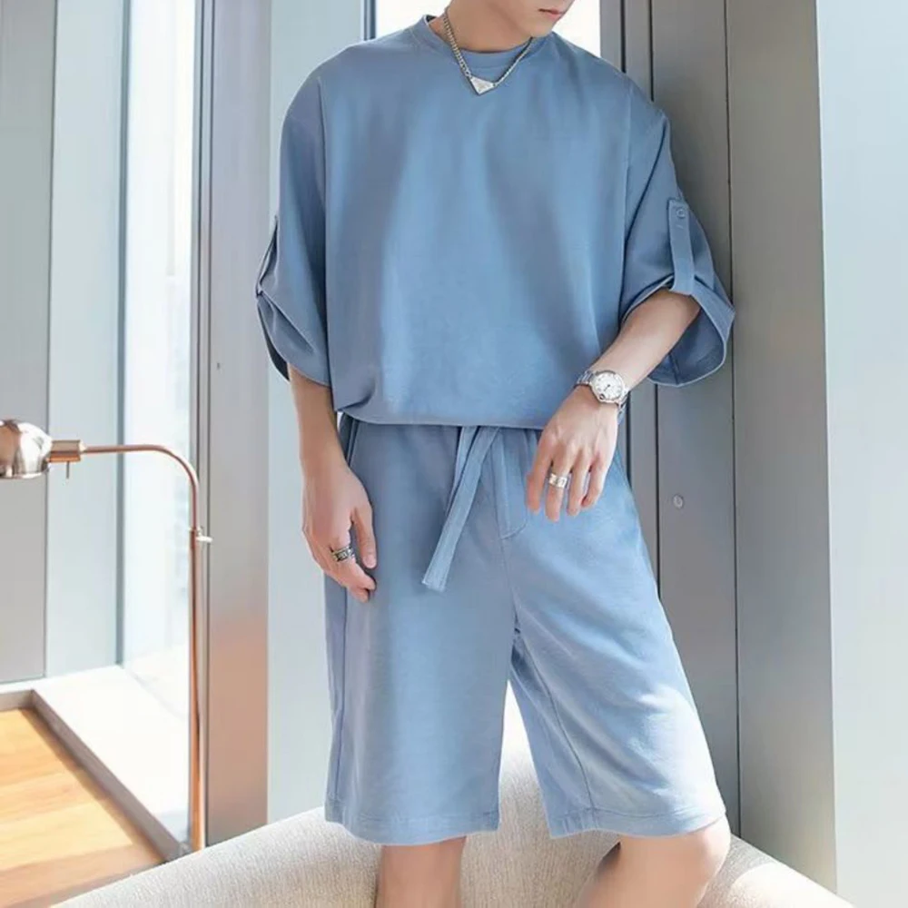 2pcs-Suit-Men-s-Summer-Joggers-Hip-Hop-Casual-Sports-Set-Designer-Short ...