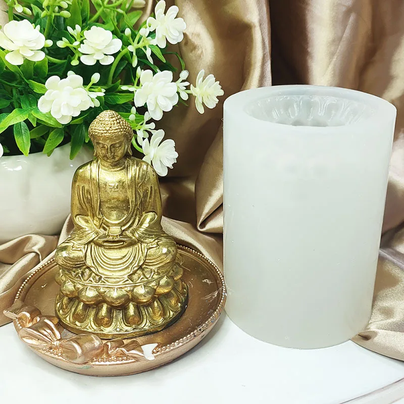3D-Meditation-Buddha-Silicone-Candle-Mold-Buddha-statue-Silicone-Molds ...