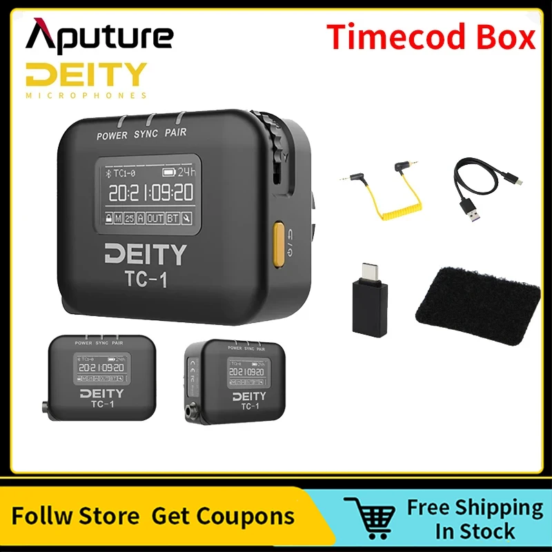 Aputure-DEITY-TC-1-Wireless-Timecode-Box-Generator-Microphone-Time ...
