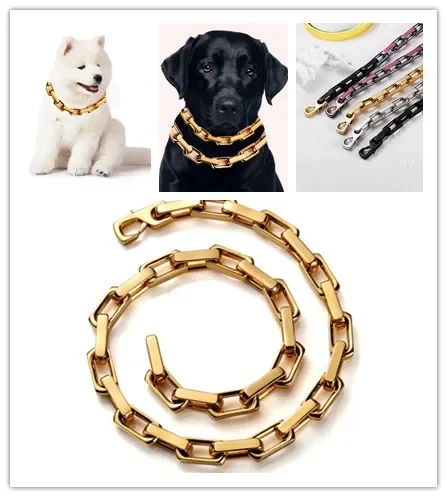 Factory-Price-Wholesale-Square-Dog-Chain-10mm-Colordul-Golden-Cuban ...