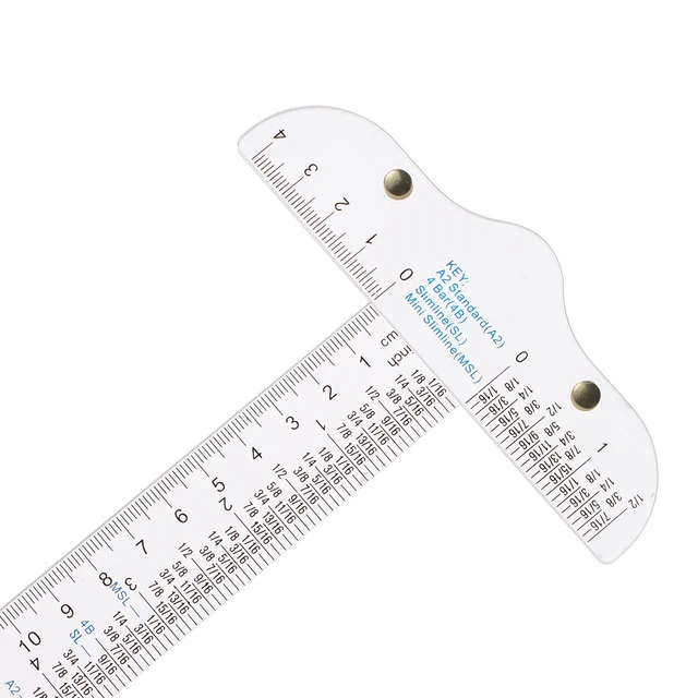 Righello 30 Cm YHIJSR 8 Pezzi Righello Di Plastica 20 Cm Righelli ...