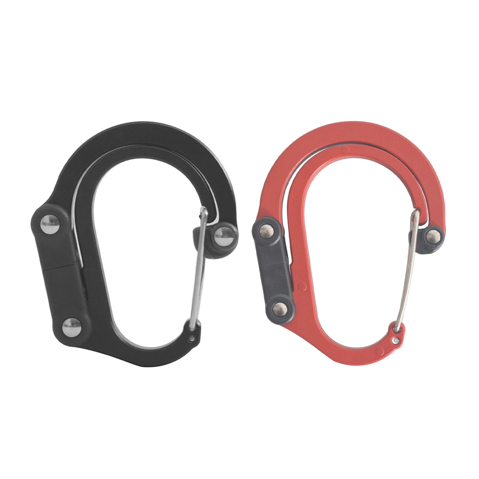 Hybrid Gear Clip Carabiner Rotating Hook Clip Non Locking Strong Clips ...