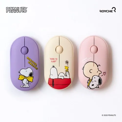 Peanuts-Snoopy-Anime-Usb-Color-Wireless-Mouse-Bluetooth-Portable ...