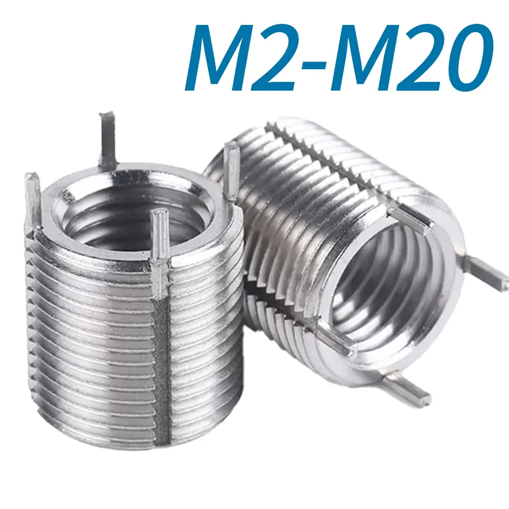 M2-M4-M20-M30-Thread-Repair-Insert-Self-tapping-Bushing-with-Plug-Screw ...
