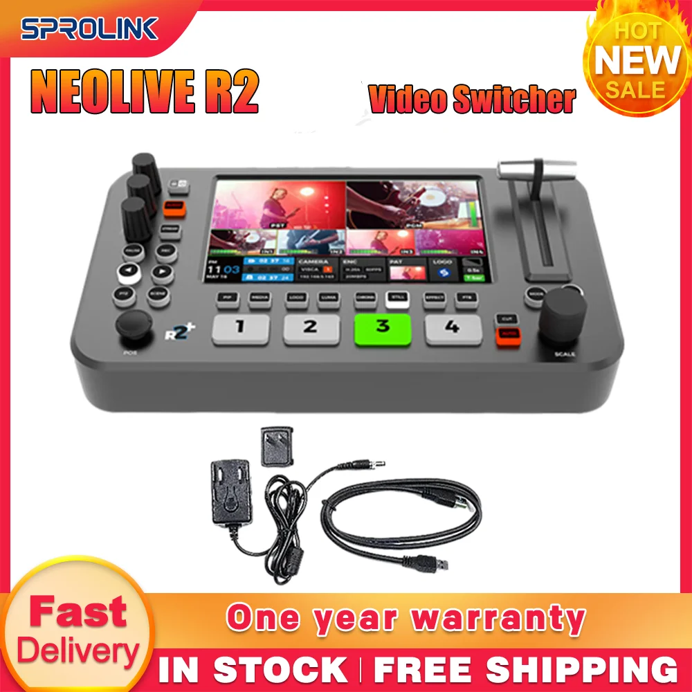 SPROLINK-NEOLIVE-R2-Video-Mixer-Switcher-Multi-Cameras-4x-HDMI-Inputs ...