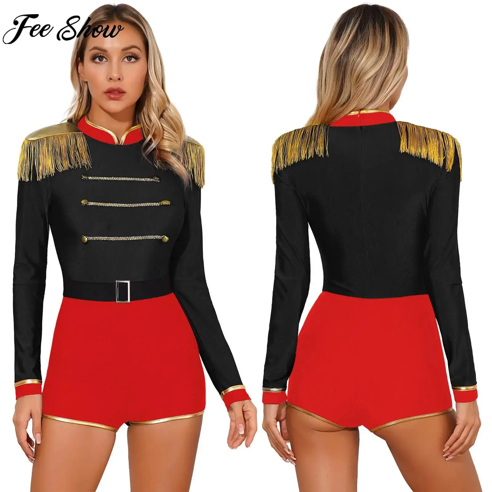 Disfraz-de-circo-de-Halloween-para-mujer-traje-de-Cosplay-de-Showman ...