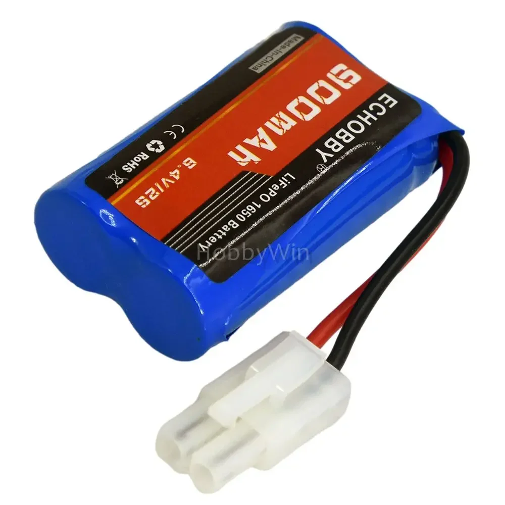6-4V-2S-900mAh-LiFe-Battery-Mini-Tamiya-plug-for-RC-Model-Buggy-Truck ...