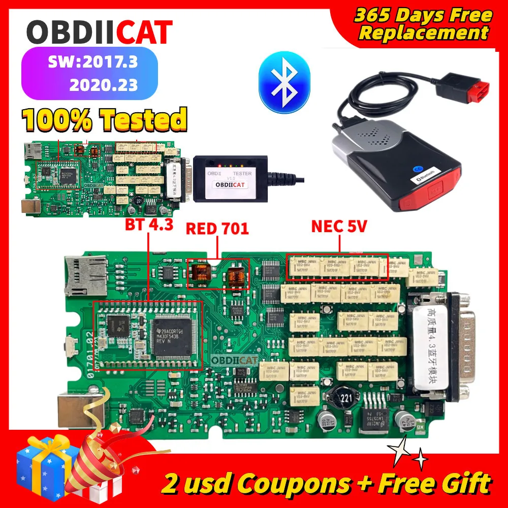 2021-11-Newest-A-Single-Board-New-VCI-TCS-Pro-Multidiag-Pro-Bluetooth ...