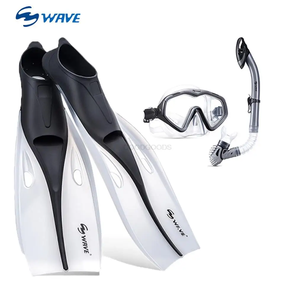 Professional-Snorkeling-Foot-Flipper-Adult-Diving-Mask-Snorkel-Fin ...