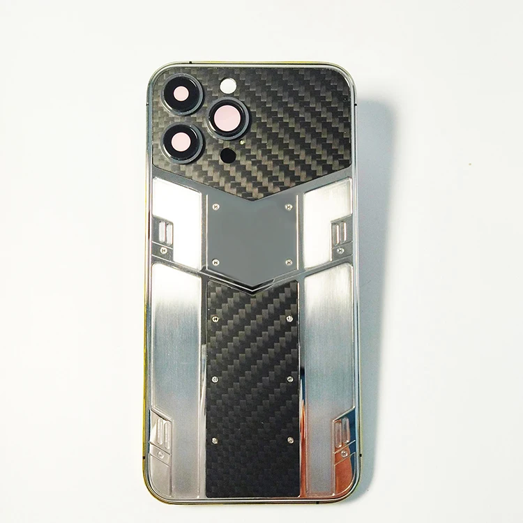 Luxury-Plating-24Kt-Gold-Phone-Frame-Real-Carbon-Fiber-Protective-Phone ...