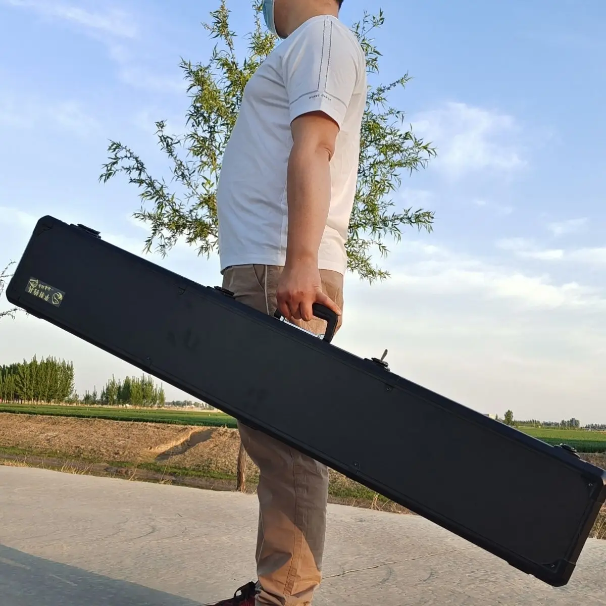 Aluminum Alloy Hard Shell Fishing Gear, Fishing Rod Box Storage Box ...