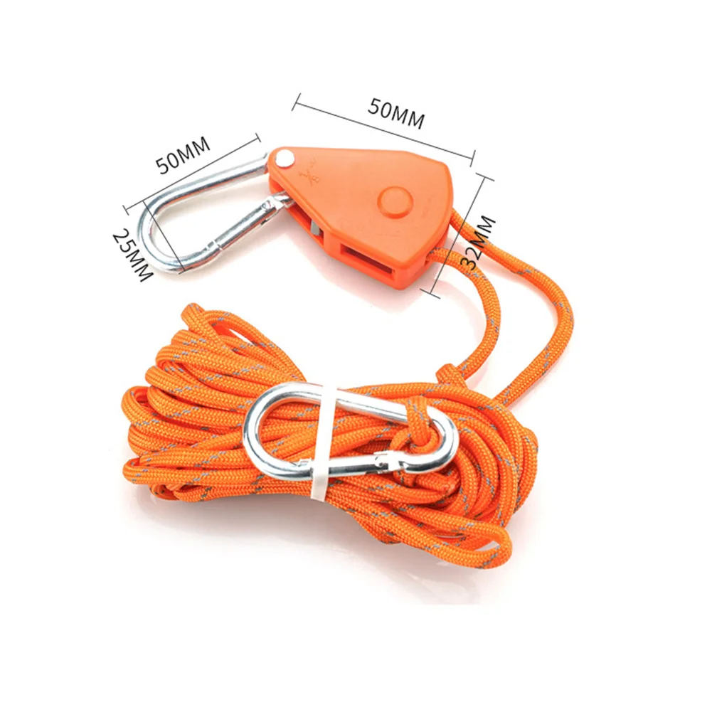 4-5M-Rope-Buckle-Hanging-For-Tent-Lamp-With-Carabiner-Buckle-Lanyard ...