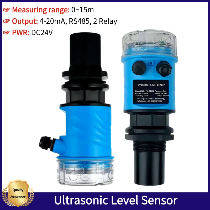 3m-5m-10m-4-20mA-RS485-Ultrasonic-Level-Meter-Gauge-G2-Accuracy-No ...