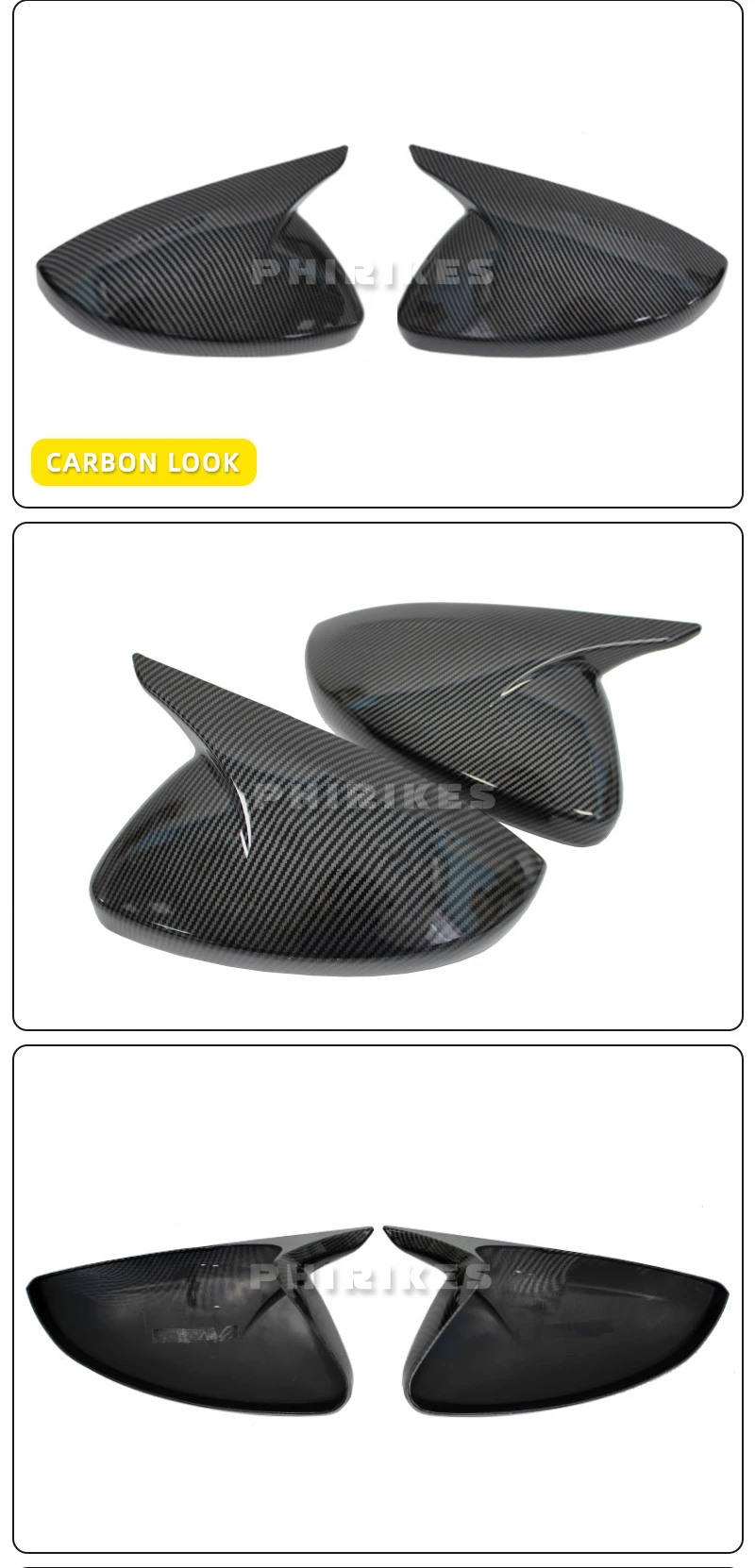 Choice Bright Black For Peugeot 208 308 408 508 307 308 2008 4008 5008 2013-2023 Door Side Wing ...