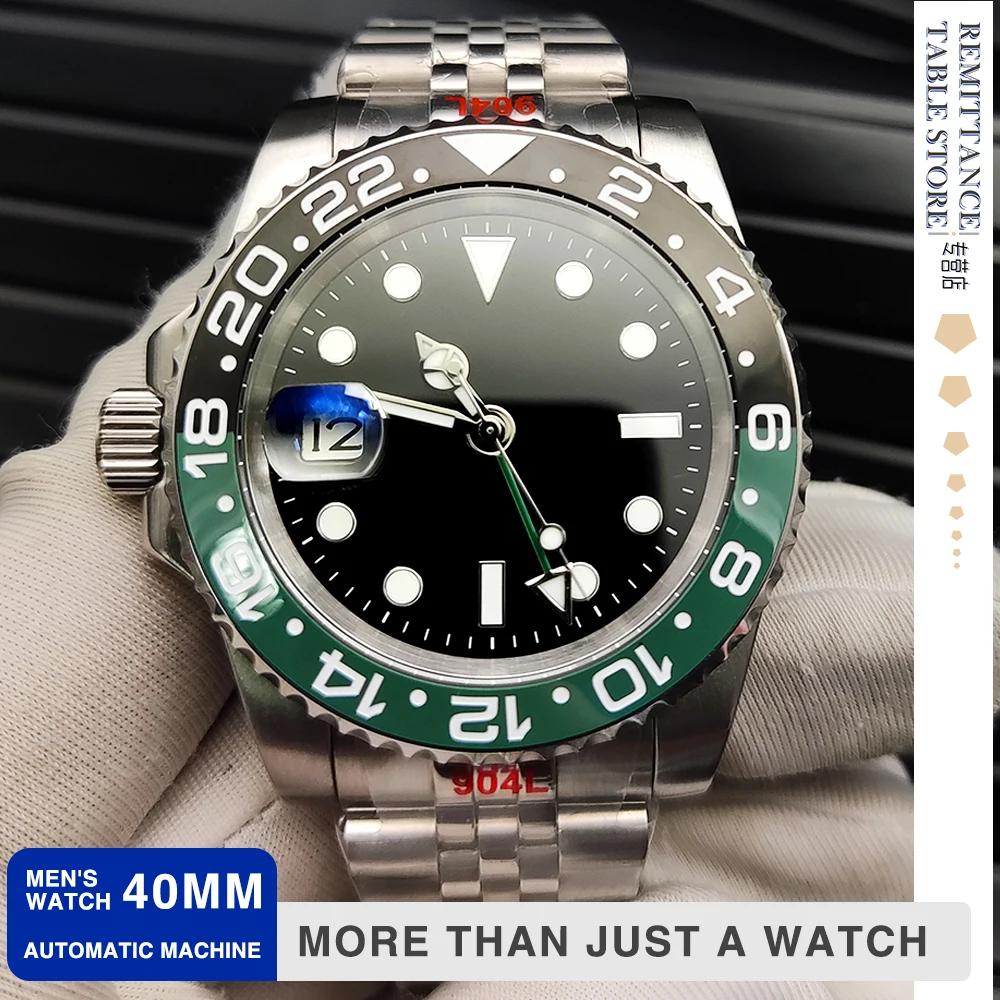 Gmt Men's Automatic Watch | Stainless Steel Watch | Mechanical Watch ...
