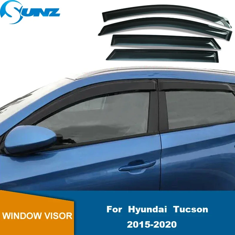 Side Window Deflector For Hyundai Tucson 2015 2016 2017 2018 2019 2020 ...