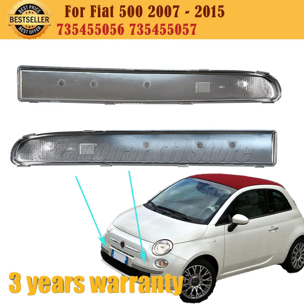 A pair Chrome Silver Front Bumper Upper Grill Moulding Lower Trim For ...