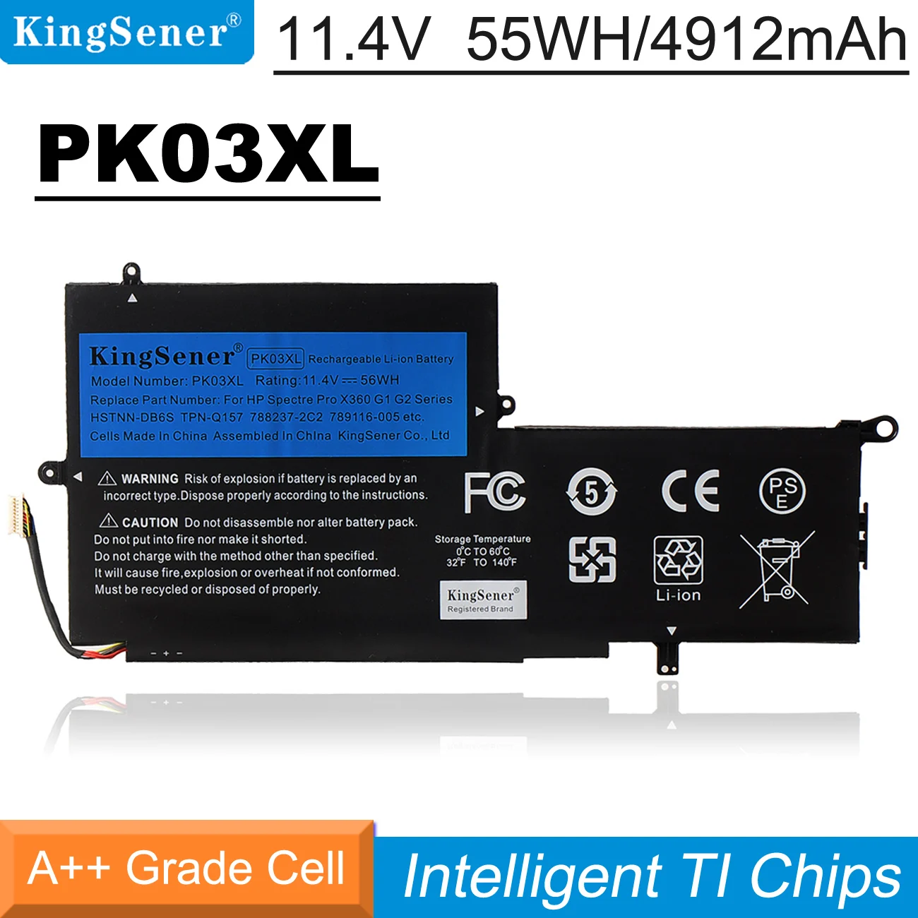 KingSener-PK03XL-Laptop-Battery-for-HP-Spectre-Pro-X360-13-G1-Series ...