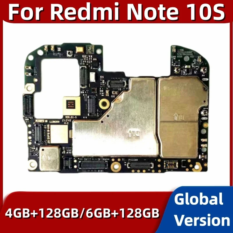 Original-Unlocked-Motherboards-For-Xiaomi-Redmi-Note-10S-Note10S ...