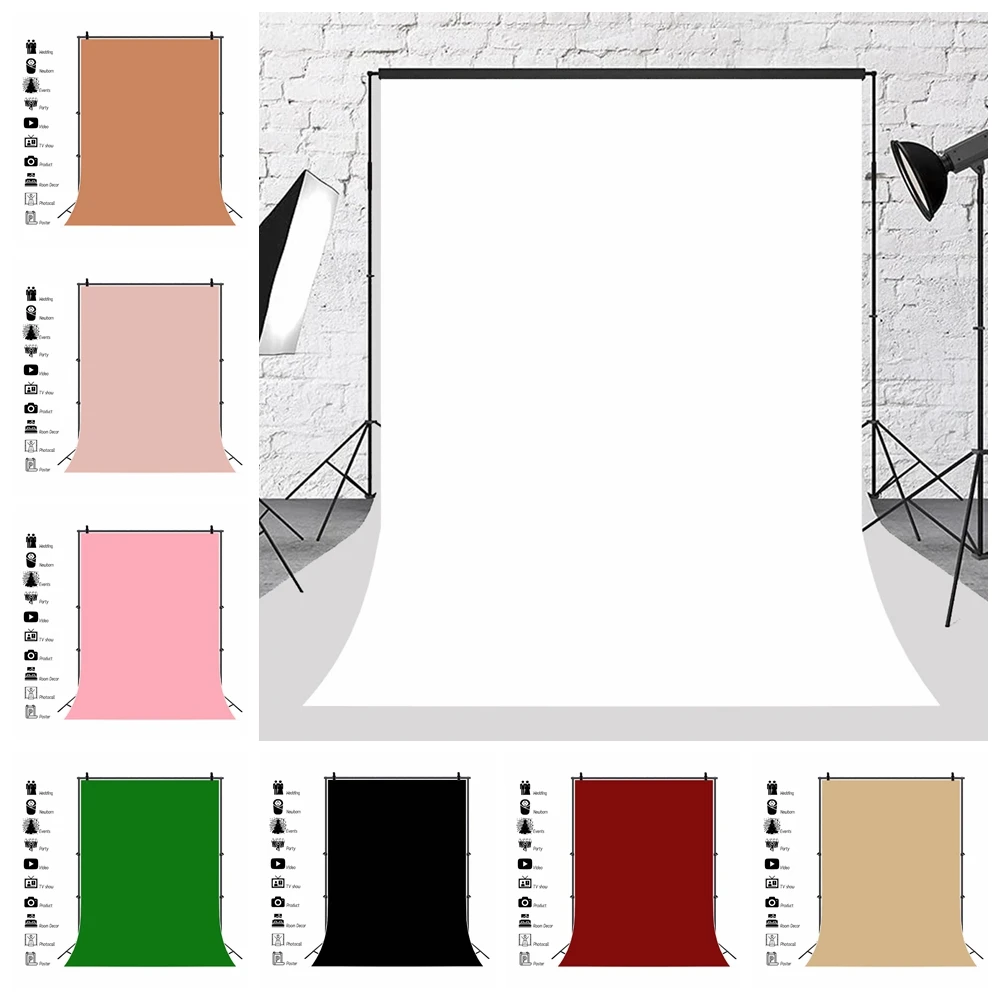 White-Vinyl-Fabric-Photography-Backdrop-Portrait-Art-Product-Video ...