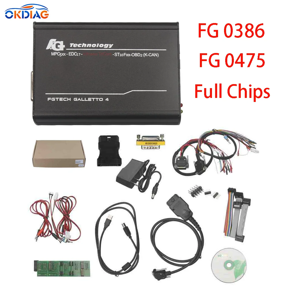 Voll Chips Fgtech 0475/0386 Galletto 4 Master V54 ECU Programmierer ...