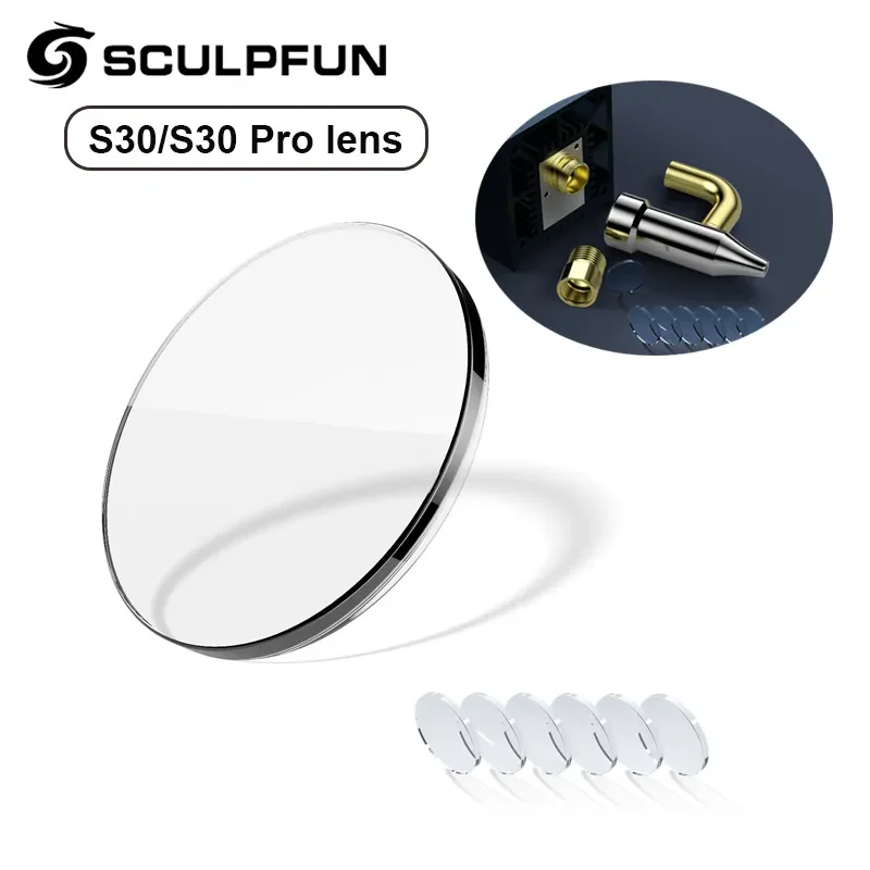 SCULPFUN S30/S30 Pro Laser Len 6PCS Standard Lens Reinforced Surface ...