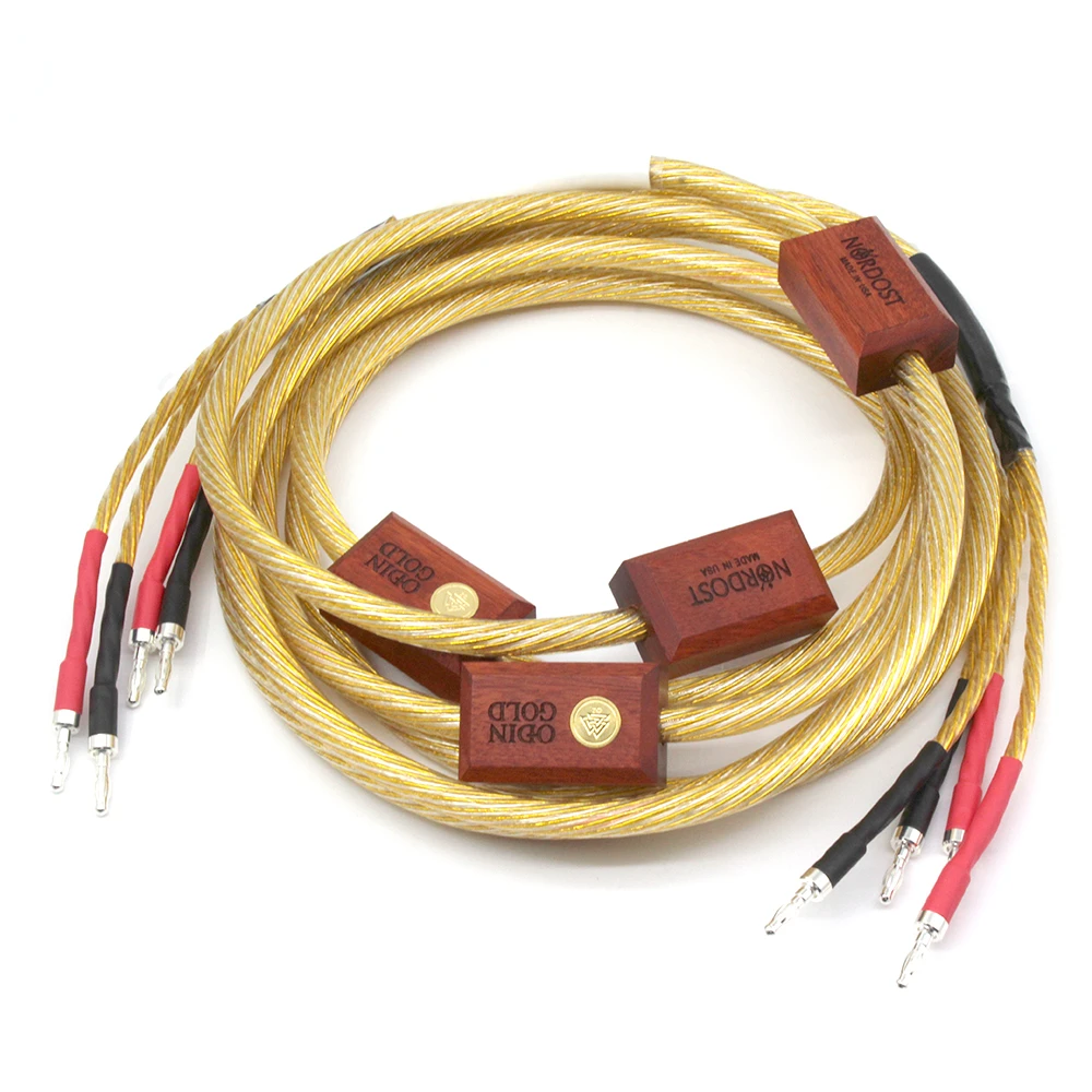 Pair Hifi Nordost Odin Gold Banana To Banana Plug Biwire Electric ...