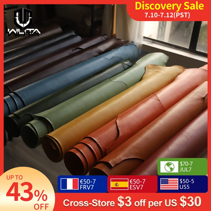 Tanned Leather Crafts | Wuta Wax Leather | Leather Genuine Diys | Bull ...