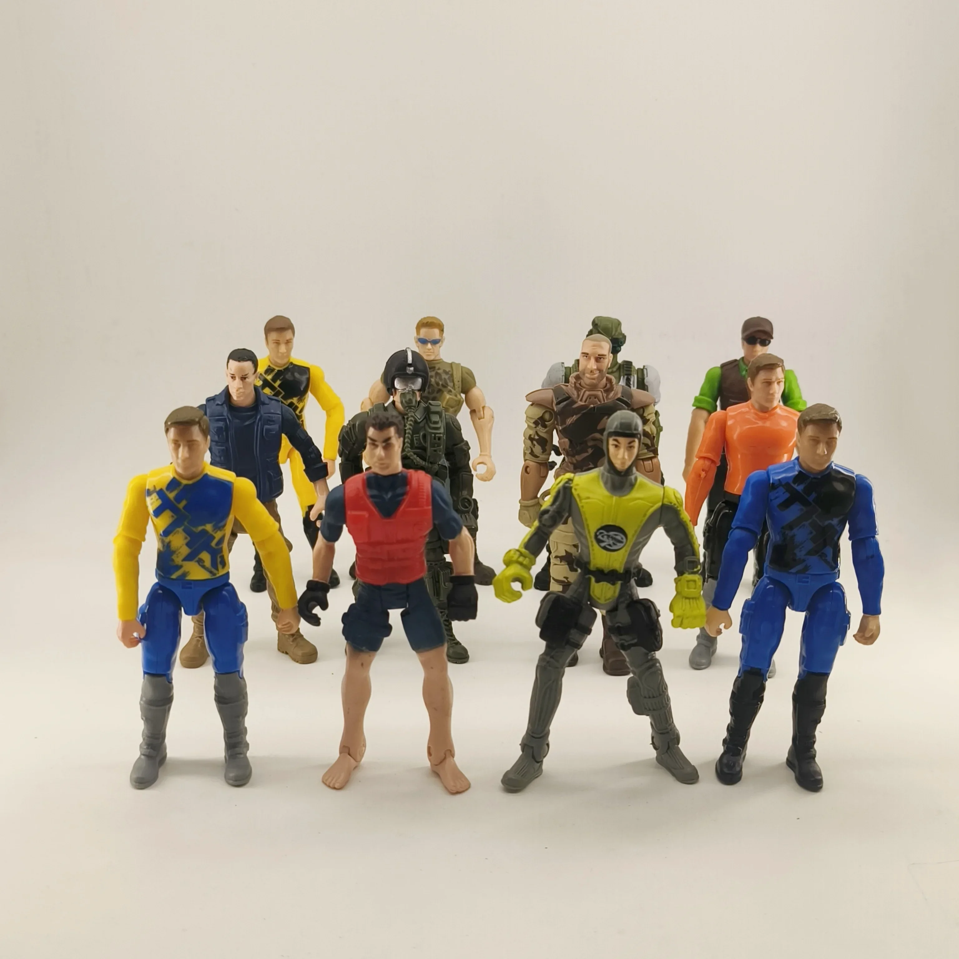 4-8PCS-Mixed-Military-Terrorist-SWAT-Team-Cab-Model-Figures-Group-Toys ...