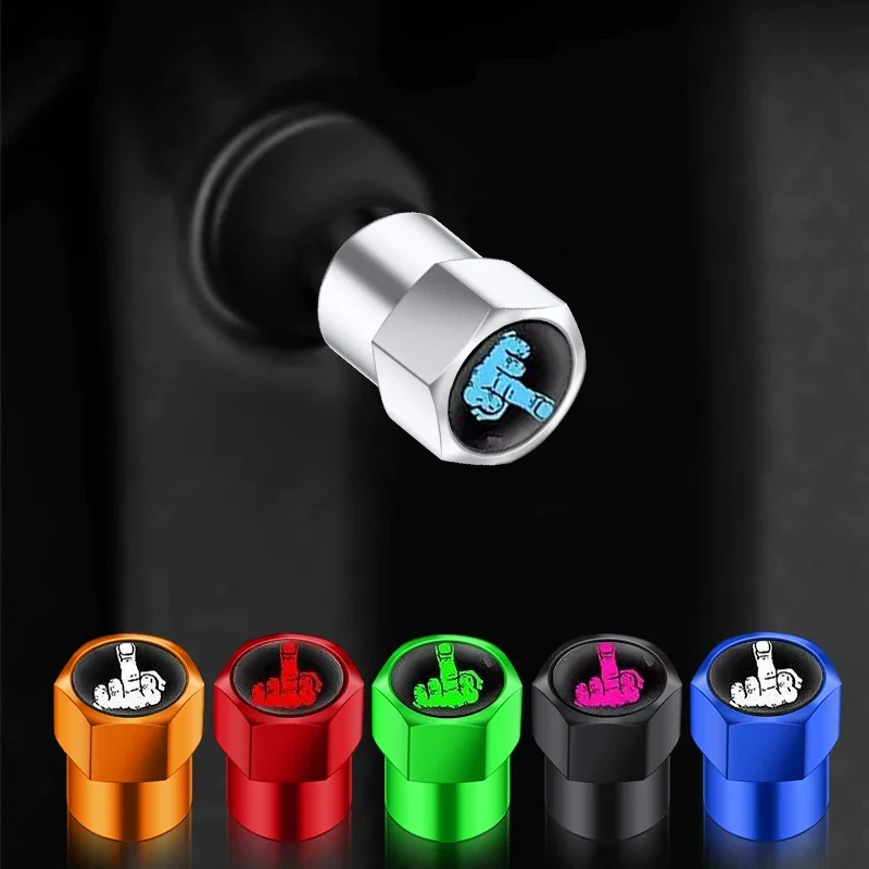 4PC-Car-Wheel-Tire-Air-Valve-Caps-Stem-Cover-Multicolor-for-Renault ...