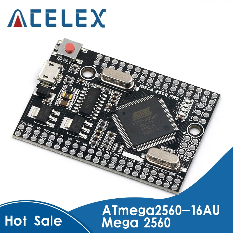Mega 2560 PRO MINI 5V (Embed) CH340G ATmega2560 16AU with male ...