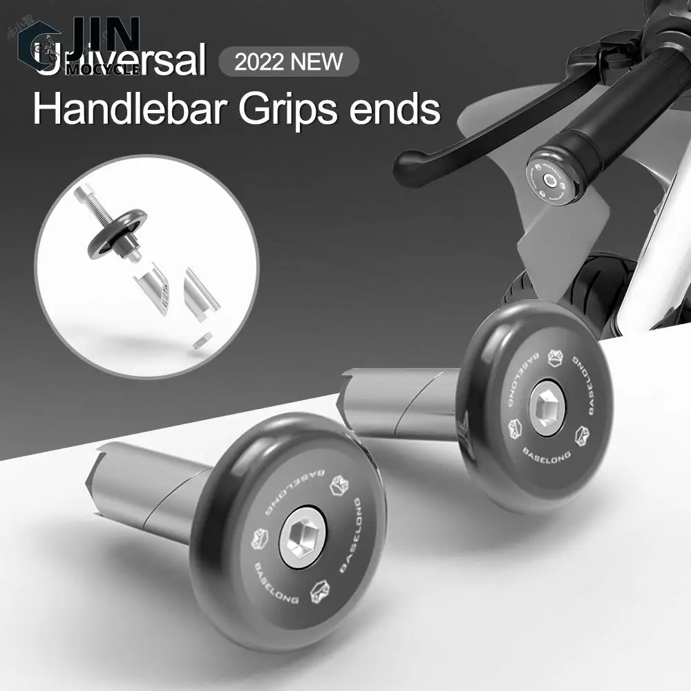 New Handle Bar End Handlebar Grips ends Cap Plug Slider For Honda ...